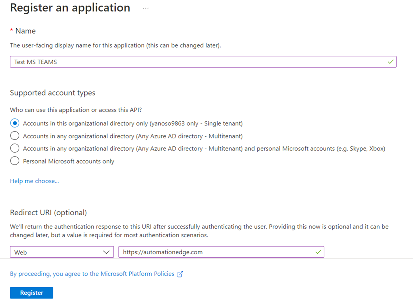 MS Teams: Register App & Generate Token | AE IT Plugin Guide